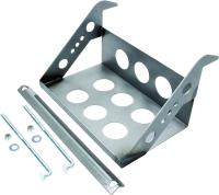 China 2mm Custom Bolt-On Remote Mount Car Battery Relocation Box Steel Tray for Secure Battery Placement for sale