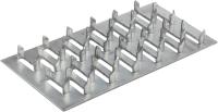 China Roofing Wood Connector 1mm Thick Galvanized Steel Truss Plate with Nail Teeth 8mm for sale