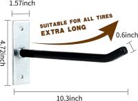 China Powder Coated/Galvanized Tyre Wall Holder for Car Wheel Stand on Sale for sale