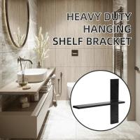 China Solid Heavy Duty Steel Floating Shelf Brackets with Stamping Punching Bending Process for sale