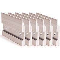 China Customized Sizes Acceptable Heavy Duty Z Clip Hanger Interlocking Aluminum French Cleat for sale