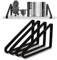 China Single-side Bracket Metal Floating Shelf Brackets for Wall Mountable Home Decor Ideas for sale