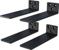 China ISO9001 Rohs CE 16949 Carbon Steel Floating Shelf Brackets for Wall Support System for sale