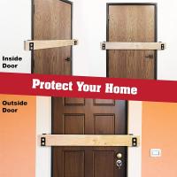 China 1mm Iron Steel U Bracket for Heavy Duty 2x4 Door Barricade Durable and Sturdy Design for sale