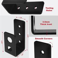 China 1mm Iron Steel U Bracket for Heavy Duty 2x4 Door Barricade Durable and Sturdy Design for sale