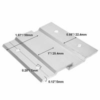 China Picture Hanger Aluminum Z Clips with Customized Sizes Acceptable and Zinc Color Plated for sale