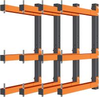 China 1.5mm Thickness Wall Mount Timber Organizer Holder for Durable Timber Organization for sale