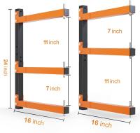 China 1.5mm Thickness Wall Mount Timber Organizer Holder for Durable Timber Organization for sale