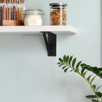 China 0.1-5mm Thickness Large Angle Brackets for Wood Shelf Furniture Cabinet Metal Braces for sale