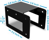 China Functional Design Adjustable Firewood Log Storage Rack Brackets for Indoor and Outdoor for sale