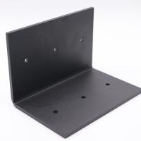 China 3.15 x 0.8 x 0.8 inches Metal Right Angle Bracket for Furniture Cabinet Steel Material for sale