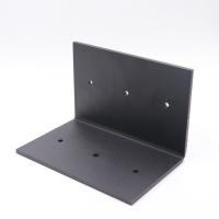 China 3.15 x 0.8 x 0.8 inches Metal Right Angle Bracket for Furniture Cabinet Steel Material for sale