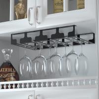 China Efficiently Store Your Wine Glasses with Under Shelf Cabinet Steel 16.5 Inch Rack for sale