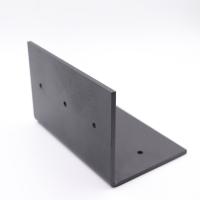 China 3.15 x 0.8 x 0.8 inches Metal Right Angle Bracket for Furniture Cabinet Steel Material for sale