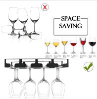 China Efficiently Store Your Wine Glasses with Under Shelf Cabinet Steel 16.5 Inch Rack for sale