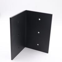 China Black Large Angle Brackets Heavy Duty Corner Brace Stainless Steel Shelf Bracket Sturdy for sale