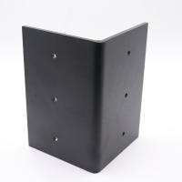China Black Large Angle Brackets Heavy Duty Corner Brace Stainless Steel Shelf Bracket Sturdy for sale