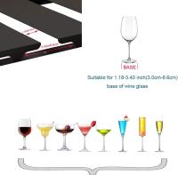 China Zinc Plating Glass Cup Hanging Holder Metal Hanging Organizer for Bar and Restaurant for sale