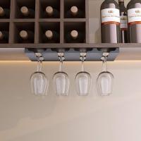 China Zinc Plating Glass Cup Hanging Holder Metal Hanging Organizer for Bar and Restaurant for sale