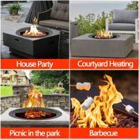 China 32 Inch Solid Steel Campfire Pit Liner Ring for Outdoor Patio Backyard Holiday Party for sale