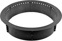 China 32 Inch Solid Steel Campfire Pit Liner Ring for Outdoor Patio Backyard Holiday Party for sale