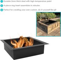 China Square Outdoor Camping Accessories Portable Fire Pit Insert Ring 30