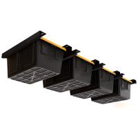 China Single Tier Heavy Duty Steel Garage Ceiling Mount Bins Storage Shelving Rack for sale