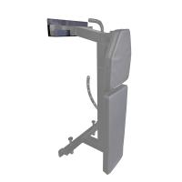 China Clear Gym Storage Tool Heavy Duty Steel Fitness Wall Mounted Bench Hanger Bracket for sale