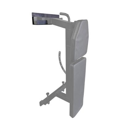 China Clear Gym Storage Tool Heavy Duty Steel Fitness Wall Mounted Bench Hanger Bracket for sale