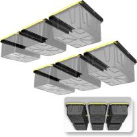 China 0.1-5mm Thick Overhead Garage Storage Racks for Bins Steel Ceiling Bin Storage System for sale