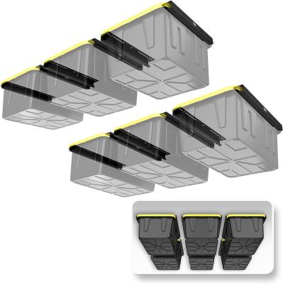 China 0.1-5mm Thick Overhead Garage Storage Racks for Bins Steel Ceiling Bin Storage System for sale