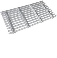 China Galvanised Steel Shoe Boot Scraper Door Mat for Outdoor Hollowed out Metal Grill Door for sale
