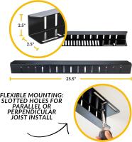 China Heavy Duty Ceiling Bin Storage Rails Ceiling Mount Overhead Garage Storage Rack Overhead Bin Rack for sale