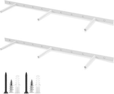 China 32 Inch Heavy Duty Metal Shelf Bracket for Decorative Floating Kitchen Wall Shelves for sale