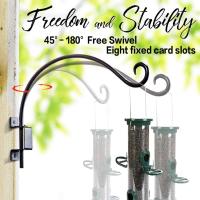China Transitional Design Metal Swivel Plant Hanger Hook for Outdoor Birdhouses or Feeders for sale