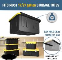 China Garage Overhead Bins Rack Ceiling Container Bins Rack Overhead Garage Storage Racks for sale