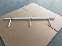 China 32 Inch Heavy Duty Metal Shelf Bracket for Decorative Floating Kitchen Wall Shelves for sale