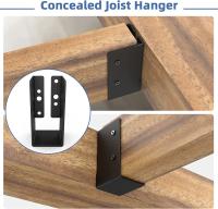 China Outdoor Concealed-Flange Light Joist Brackets Nonstandard 2x4 Concealed Joist Hanger for sale