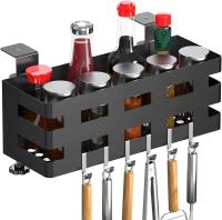 China Outdoor Grill Caddy for Griddle Prep Cart Space Saving BBQ Accessories Storage Box Tool for sale