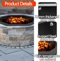 China Heavy Duty Steel DIY Campfire Fire Pit Insert Ring Liner Octagon 38