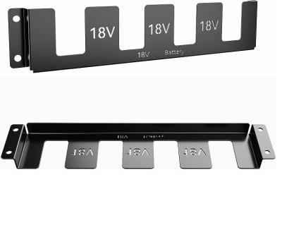 China Customized Battery Organizer Battery Storage for M18 Battery 4 Slots Wall Mount Rack for sale