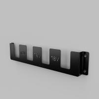 China Customized Battery Organizer Battery Storage for M18 Battery 4 Slots Wall Mount Rack for sale