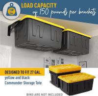 China Garage Shed Storage Bins Rack Made of Heavy Duty Steel for 27-Gallon Bins in Garage for sale