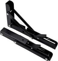 China Stamping Punching Bending Process Wall Mount Collapsible Shelf Hinge for 2pcs White for sale