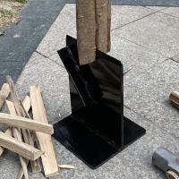 China Powder Plated Stainless Steel Manual Log Splitter for Small Fireplaces and Pits for sale