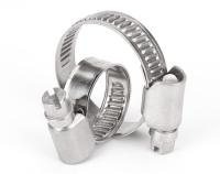 China Customize Support Standard Size Stainless Steel Worm Gear Hose Clamps for Water Pipes for sale