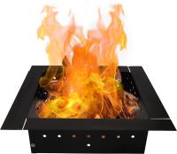 China Heavy Duty Steel Square Fire Pit Insert Ring Liner 24