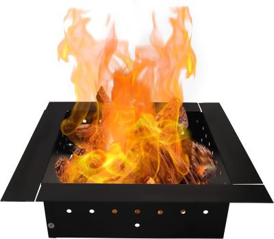 China Heavy Duty Steel Square Fire Pit Insert Ring Liner 24