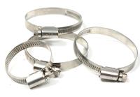 China Customize Support Standard Size Stainless Steel Worm Gear Hose Clamps for Water Pipes for sale