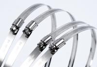 China Customize Support Standard Size Stainless Steel Worm Gear Hose Clamps for Water Pipes for sale